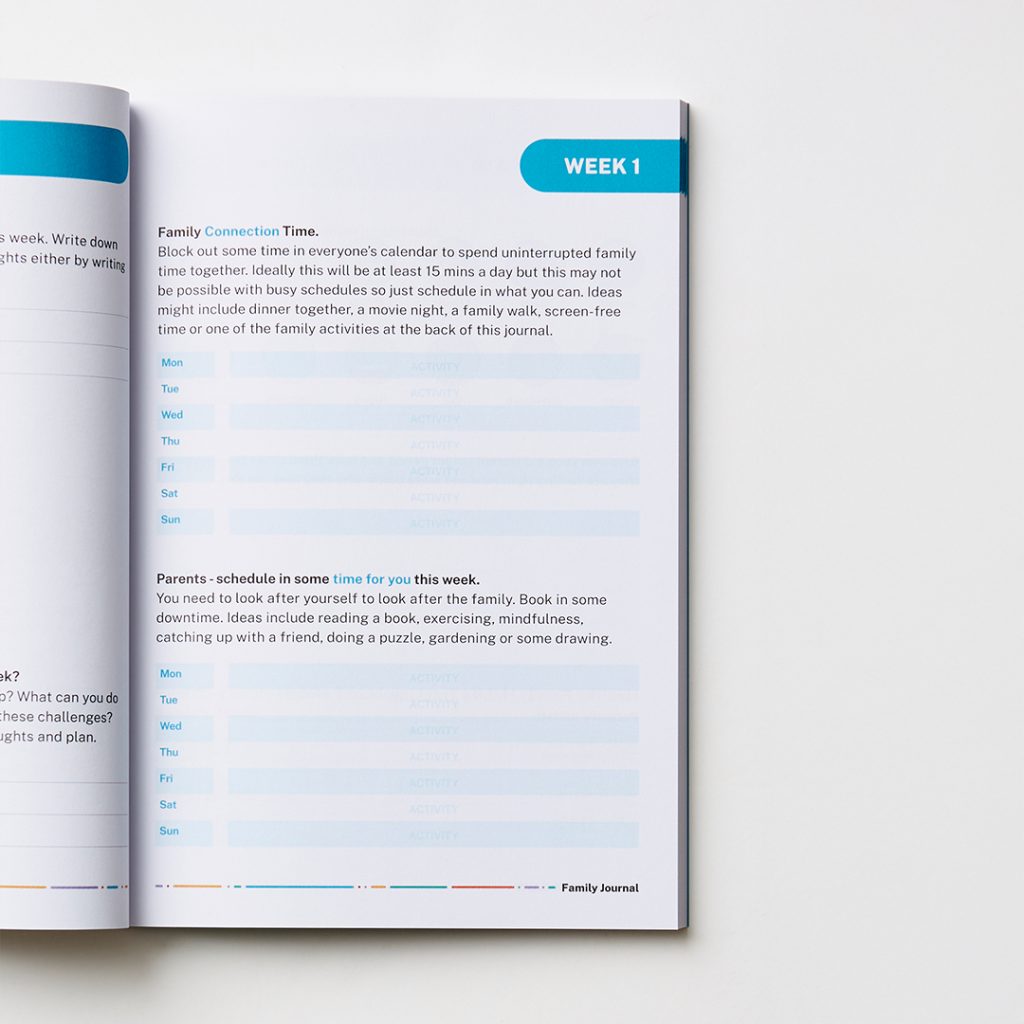 Family Wellbeing Journal | TRP Wellbeing Resources